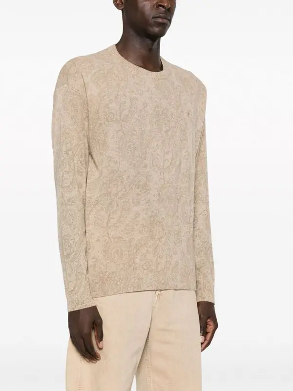 Etro Logo-embroidered Wool Jumper