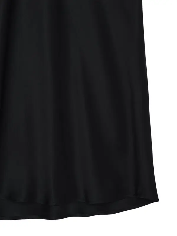 ANINE BING Flared Silk Maxi Skirt - Black