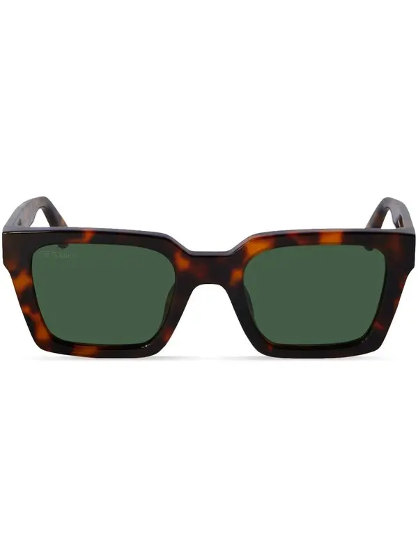 Off-White Palermo Square-frame Sunglasses - Brown