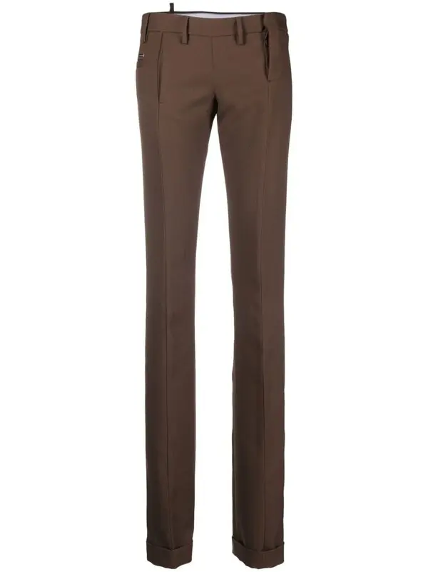 Dsquared2 High-waisted Slim-cut Trousers