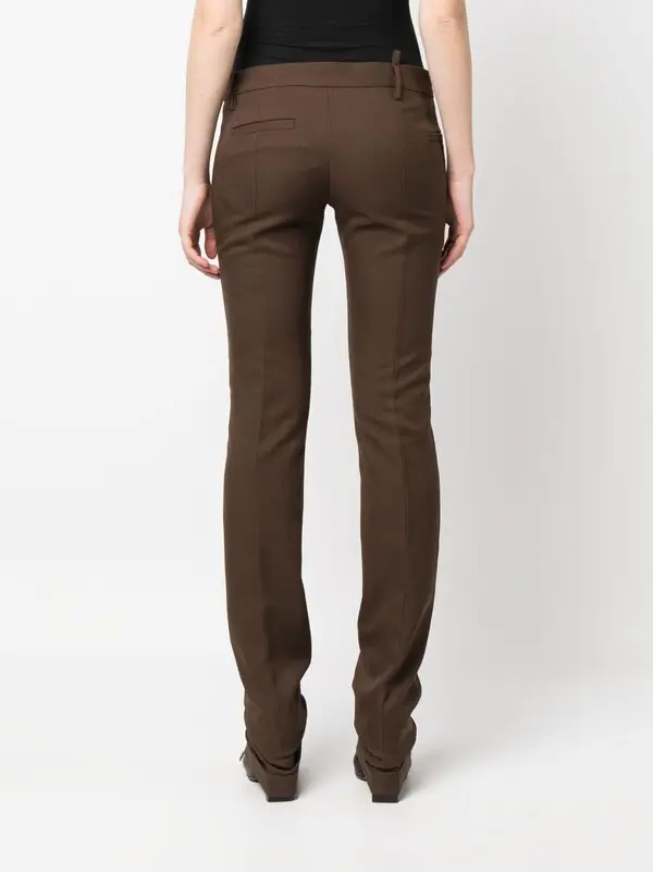 Dsquared2 High-waisted Slim-cut Trousers