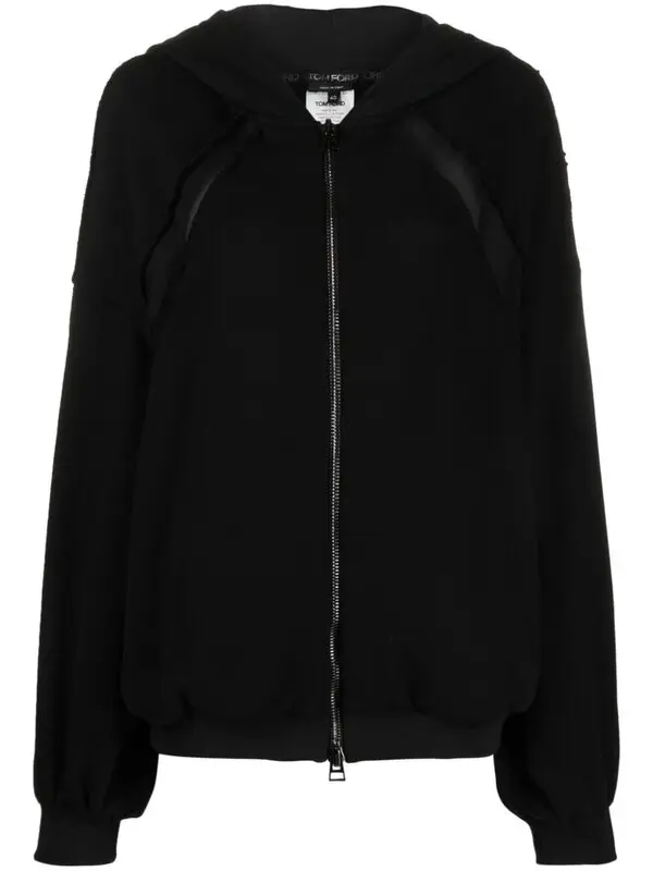 TOM FORD Panelled Zip-up Hoodie