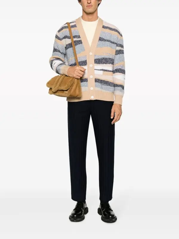 Missoni Zigzag-jacquard Wool Cardigan