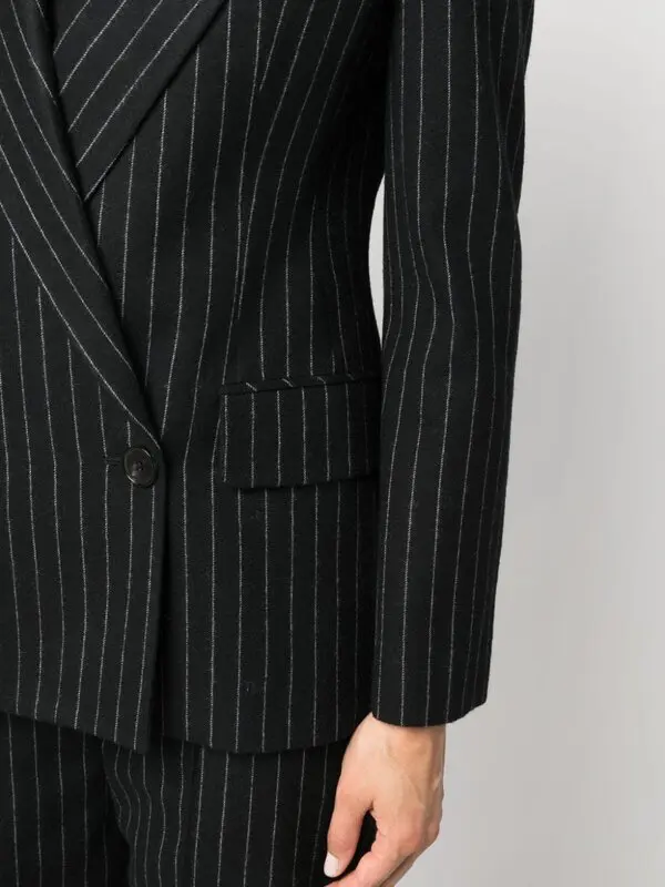 Alexander McQueen Striped Double-breasted Blazer