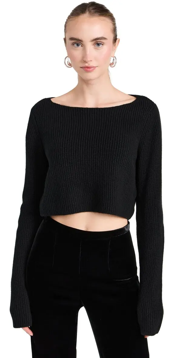 Le Kasha Cannes Cashmere Cropped Sweater