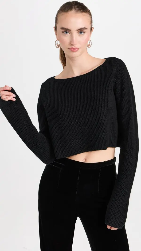 Le Kasha Cannes Cashmere Cropped Sweater