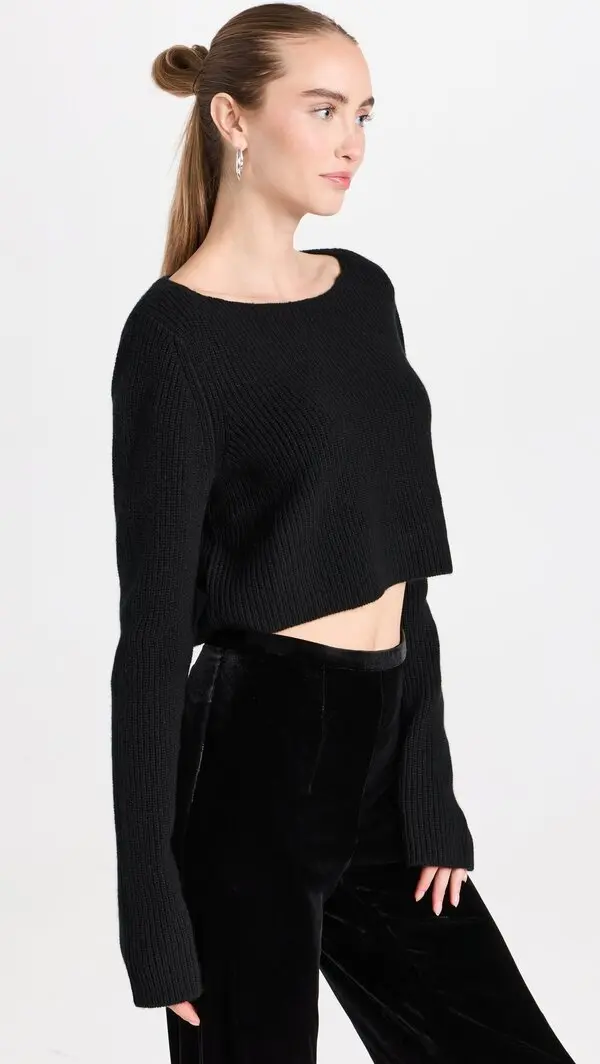 Le Kasha Cannes Cashmere Cropped Sweater