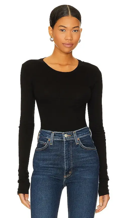 Lamade Long Sleeve Thermal Tee - Jet Black