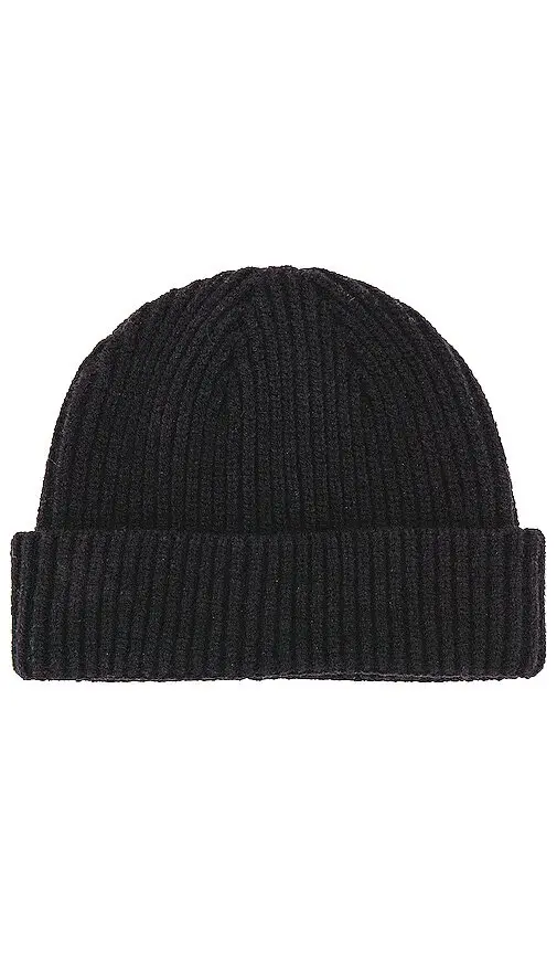 Hat Attack Match Rib Beanie - Black | Editorialist display picture 1