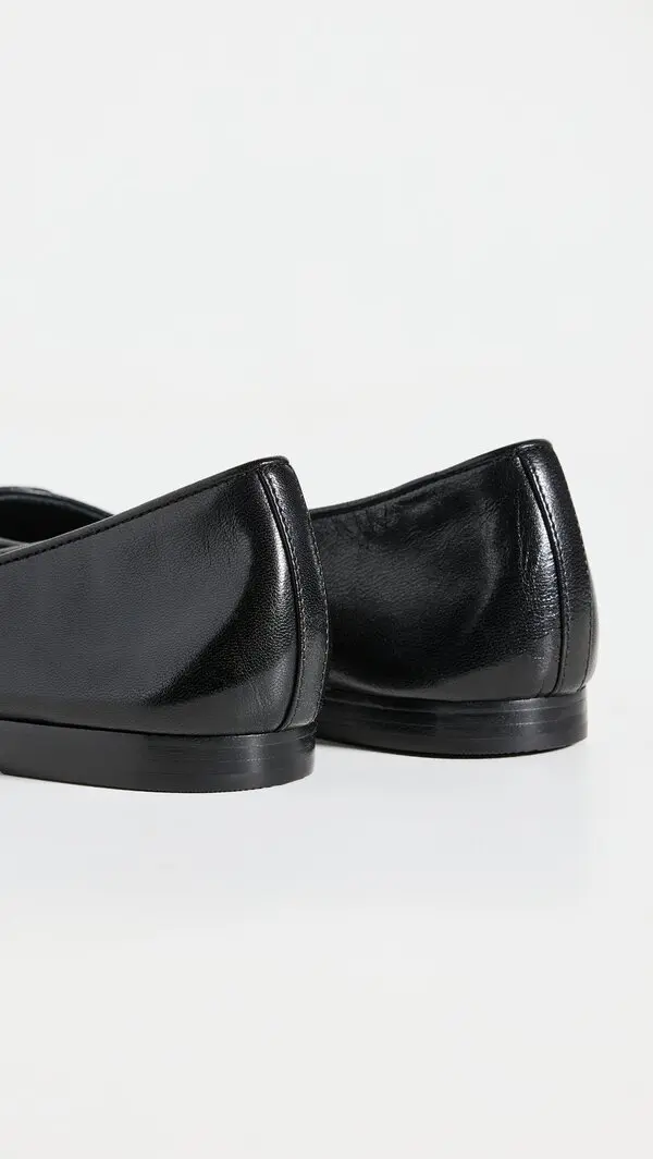 Tory Burch Cap-toe Ballerinas - Perfect Black