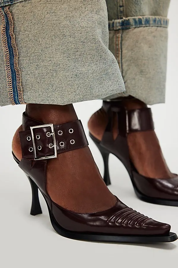 Jeffrey Campbell Presley Pointed Heels - Wine