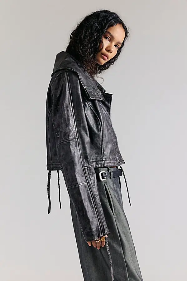 NICHOLAS K Casper Leather Jacket