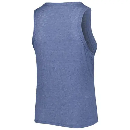 SOFT AS A GRAPE Houston Astros High Neck Tri-blend Tank Top