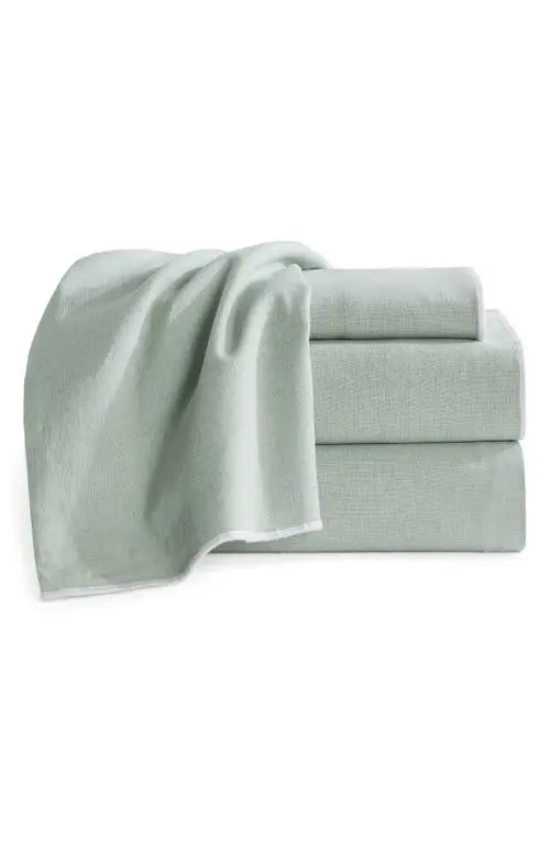 DKNY PURE Washed & Cotton Sheet Set - Sage