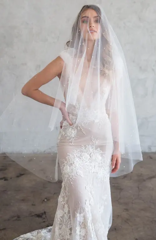Brides & Hairpins Blanche Double Layer Veil - Ivory