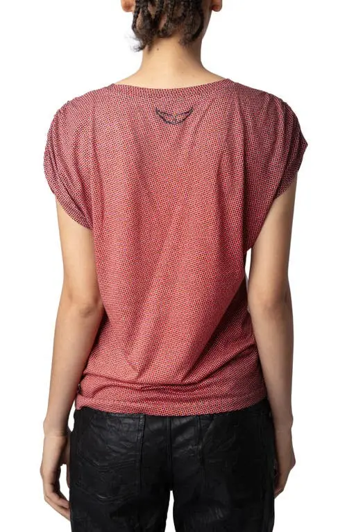 Zadig&Voltaire Adele Bouche Graphic Muscle T-shirt