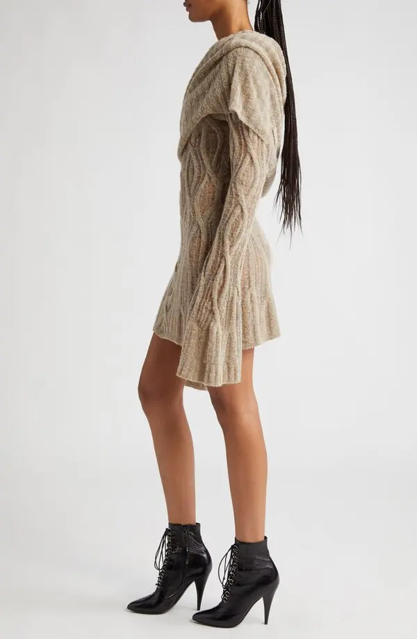 Jean Paul Gaultier X Knwls Clavicle One-Shoulder Long Sleeve Cable