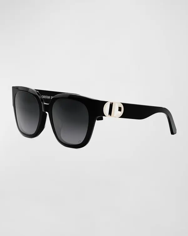 Dior 30montaigne S10f Sunglasses - Shiny Black Smoke  display picture 2