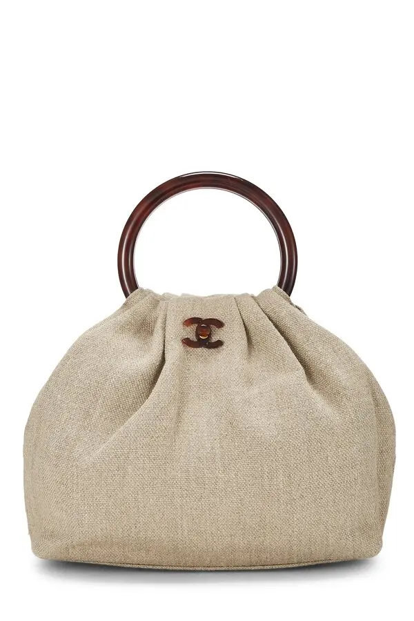 Chanel Canva Bekko Top Handle Bag