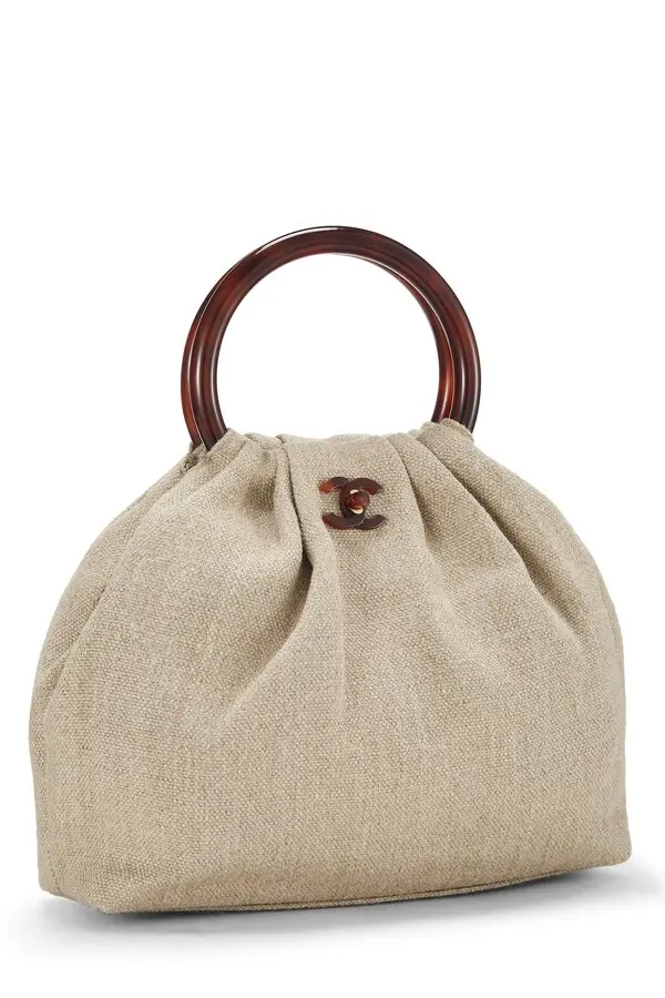 Chanel Canva Bekko Top Handle Bag