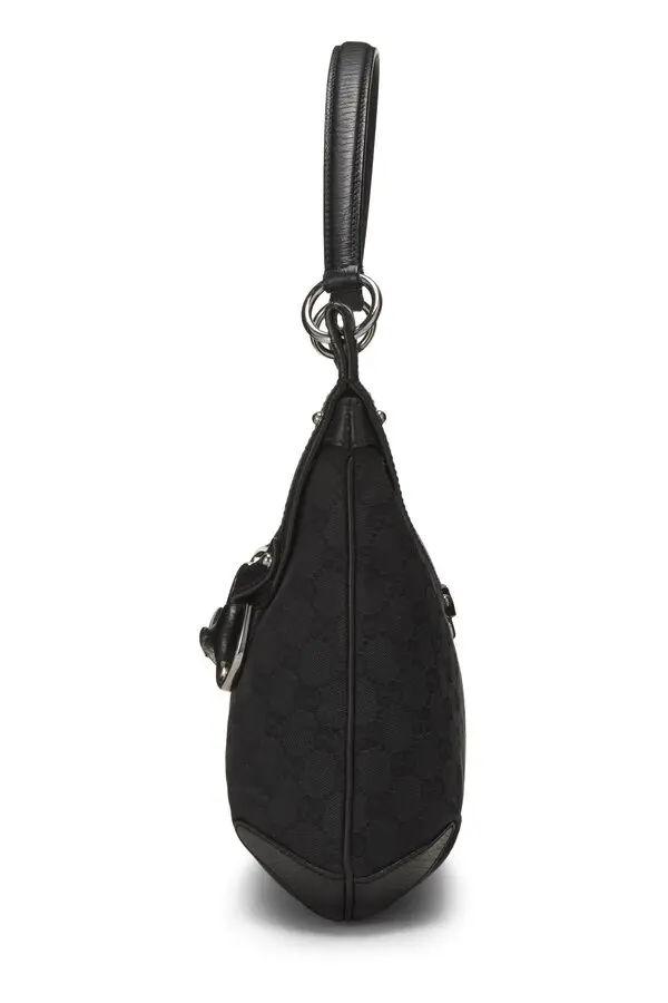 Gucci Original Gg Canvas Horsebit Hobo Bag