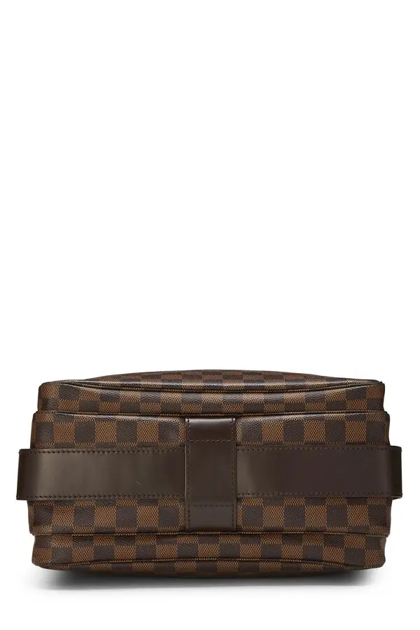 LOUIS VUITTON Damier Ebene Naviglio Messenger Bag - Brown