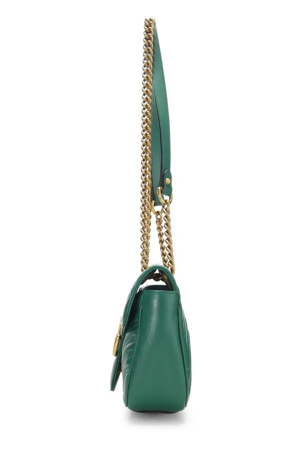 Gucci Gg Marmont Shoulder Bag - Green