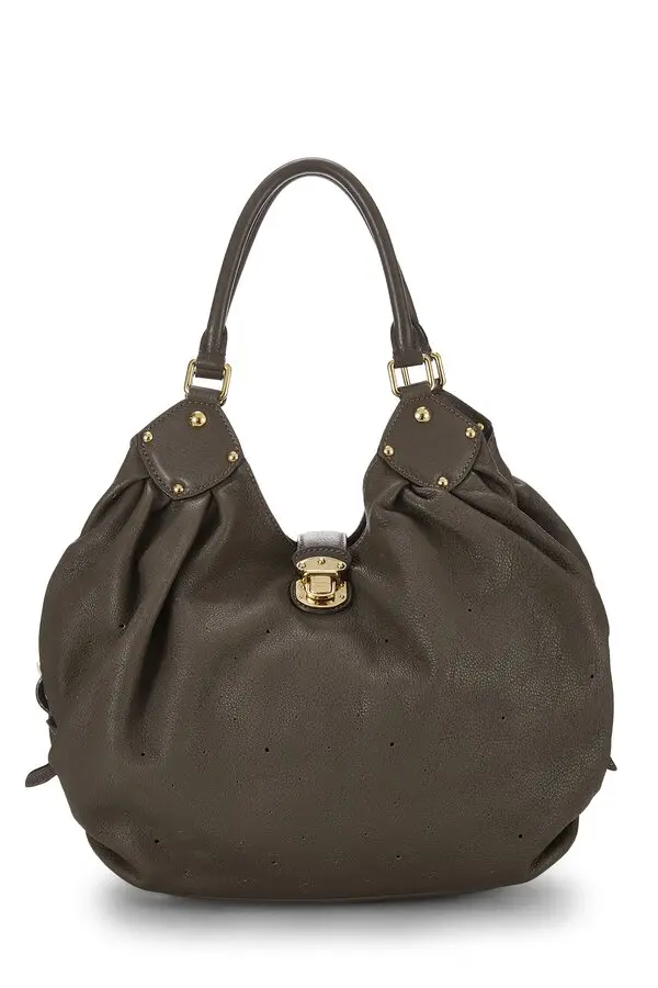 LOUIS VUITTON Monogram Mahina Large Tote - Grey