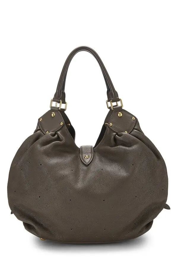 LOUIS VUITTON Monogram Mahina Large Tote - Grey