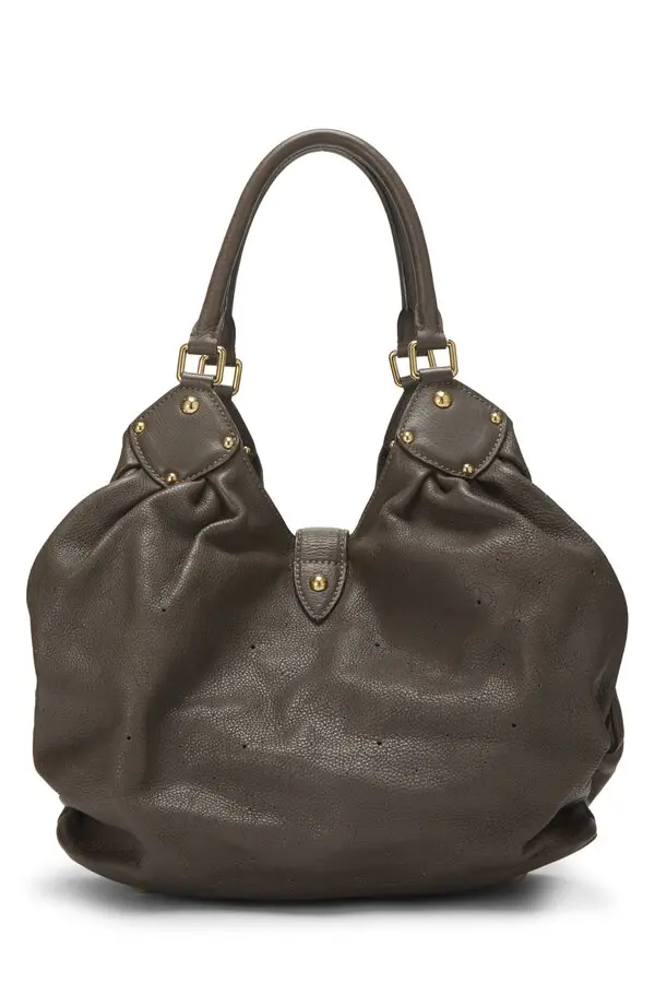 LOUIS VUITTON Monogram Mahina Large Tote - Grey
