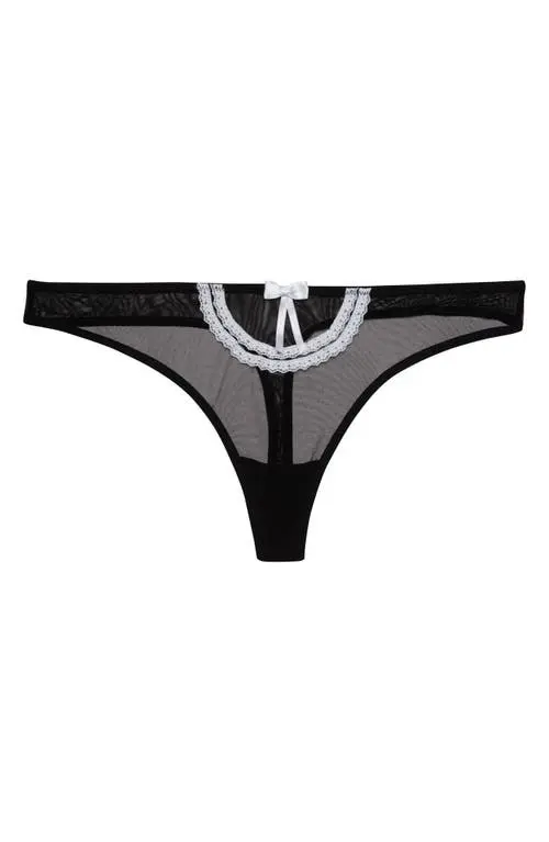 PLAYFUL PROMISES Miranda Thong - Black