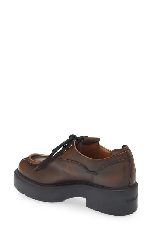 Miu Miu Boyfriend Lu Platform Derby - Brown | Editorialist