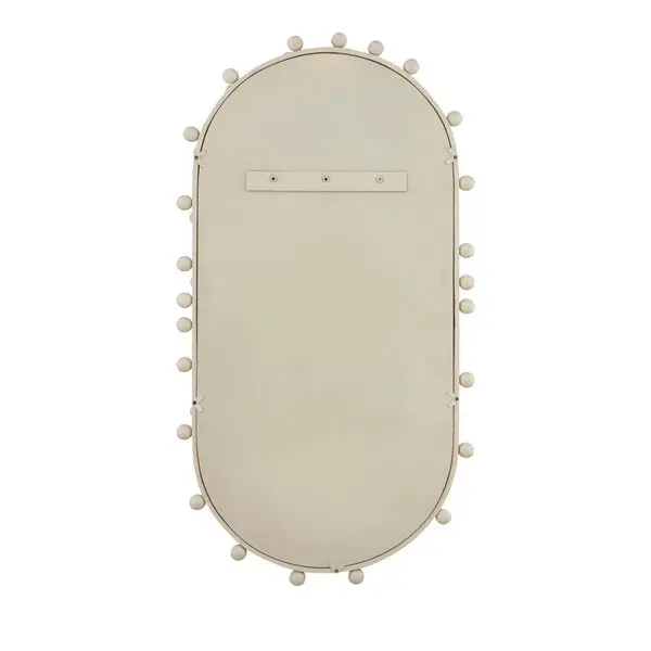TOV FURNITURE Bubbles Oval Wall Mirror - Ivory