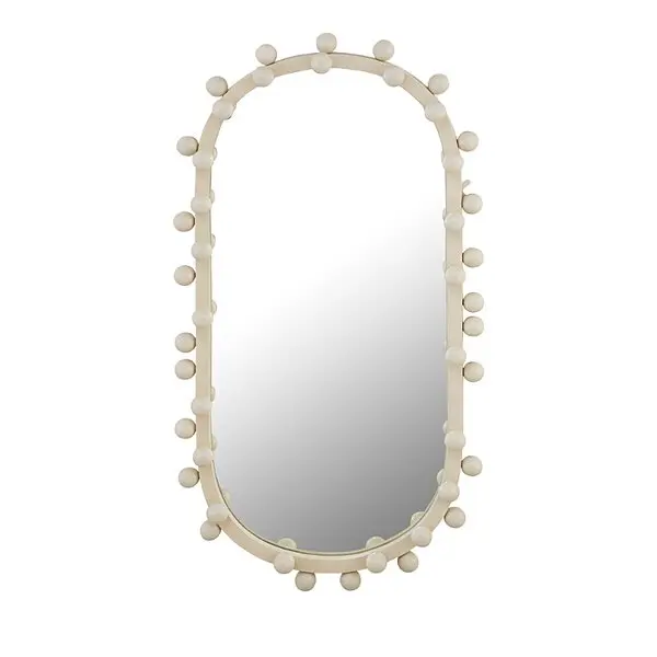 TOV FURNITURE Bubbles Oval Wall Mirror - Natural