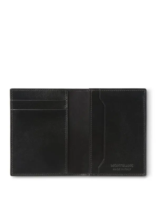 Montblanc Meisterstuck 4cc Leather Card Holder - Black