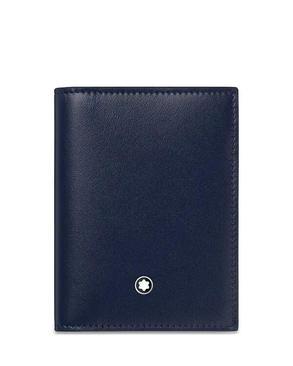 Montblanc Meisterstuck 4cc Leather Card Holder - Blue