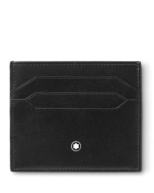 Montblanc Meisterstuck 6cc Leather Card Holder - Black