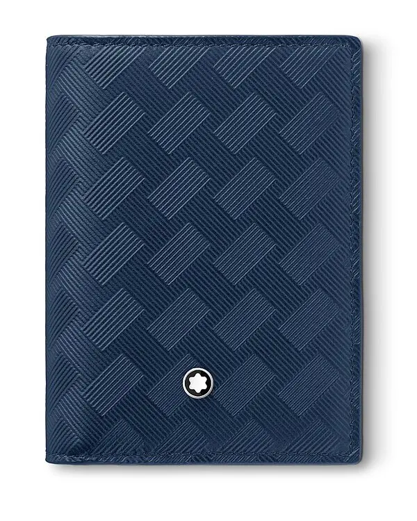 Montblanc Extreme 3.0 4cc Leather Card Holder - Blue