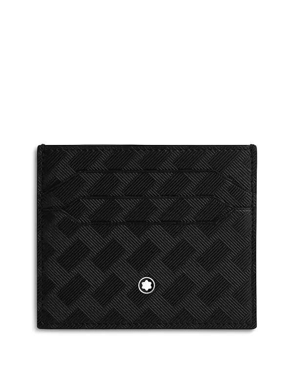 Montblanc Extreme 3.0 Leather 6cc Card Holder - Black