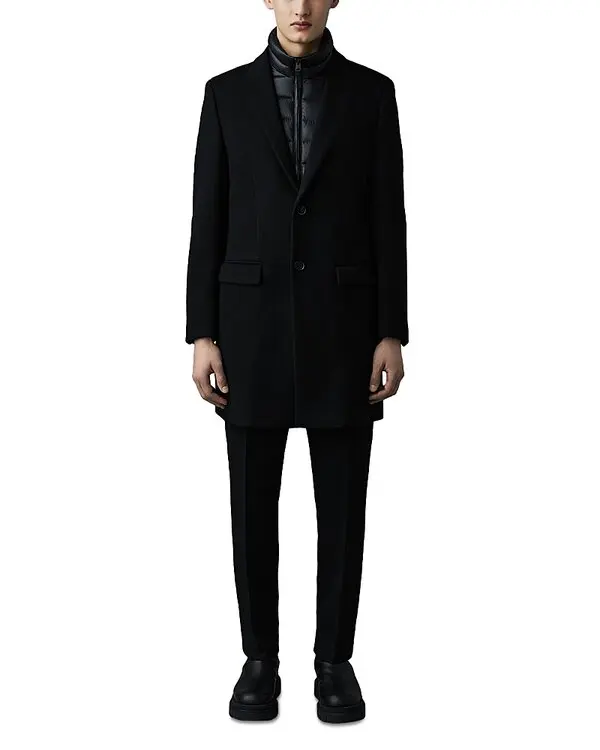 Mackage Skai 2-in-1 Wool Coat With Down Liner