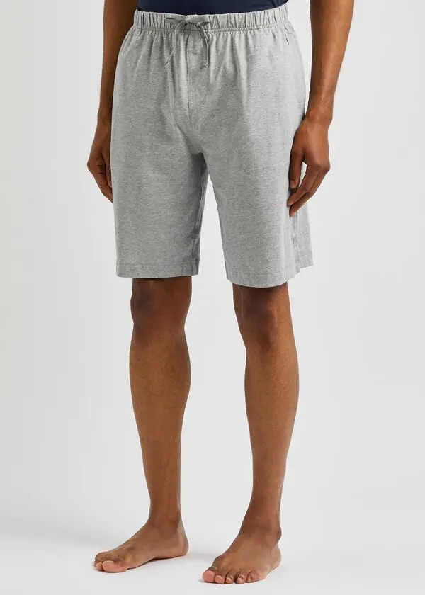 Polo Ralph Lauren Logo-embroidered Cotton Shorts - Grey