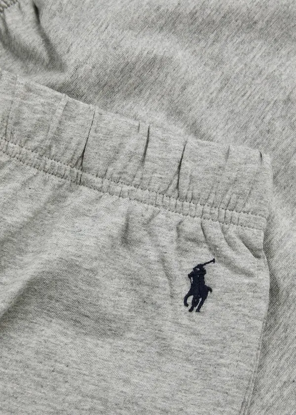 Polo Ralph Lauren Logo-embroidered Cotton Shorts - Grey