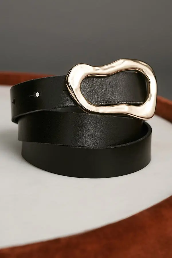 Anthropologie structural buckle belt Structural Buckle Belt | Anthropologie main image 2