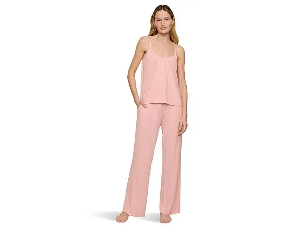 Eberjey Gisele The Tencel Modal Cami Pants Pajama Set Pajama Sets Lead - Pink