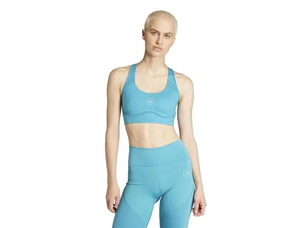 Adidas By Stella McCartney Truepurpose Power Impact Training Bra Clothing Bay - Blue