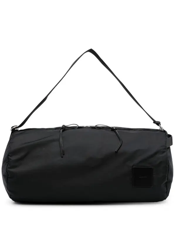 JIL SANDER Logo-patch Circular Duffle Bag - Black