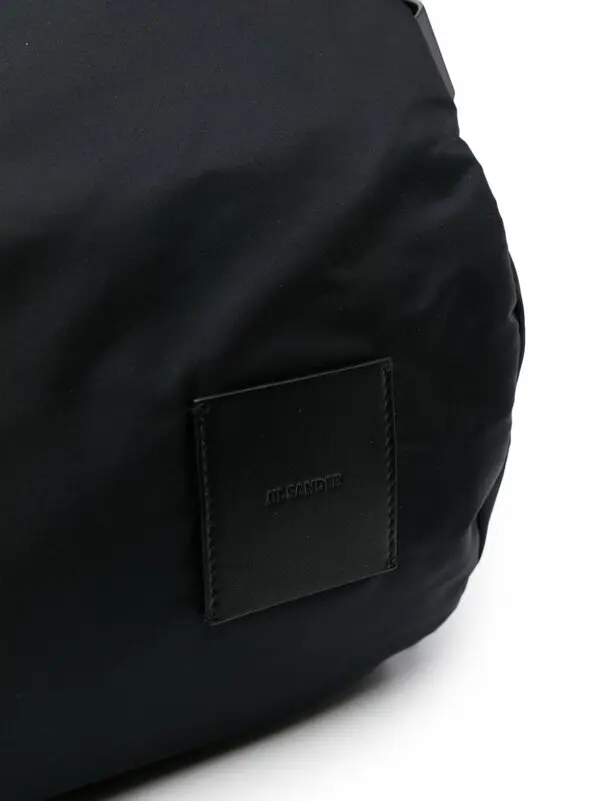 JIL SANDER Logo-patch Circular Duffle Bag