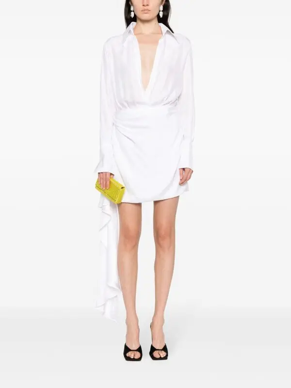 Gauge81 V-neck Draped Dress