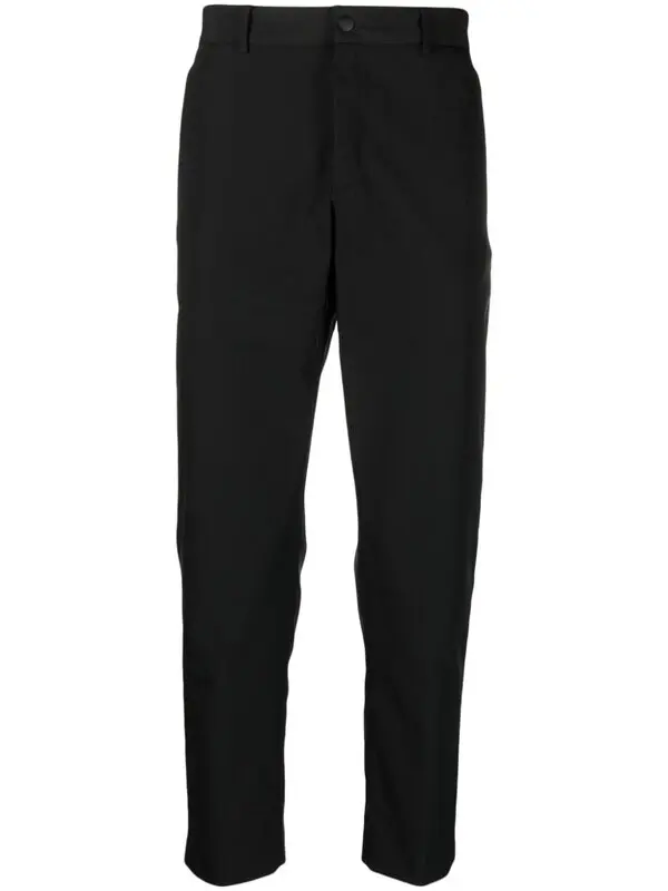 PT TORINO Straight-leg Tailored Trousers - Black