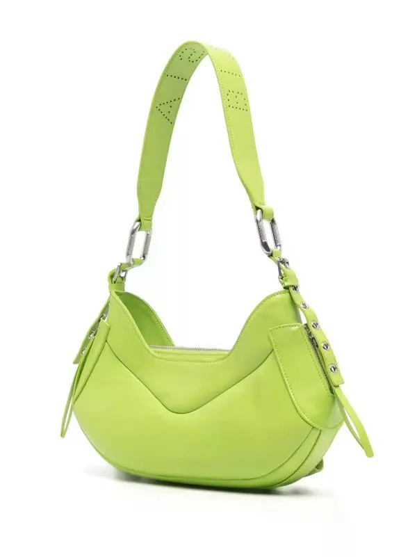BIASIA Y2k Embossed Shoulder Bag - Green